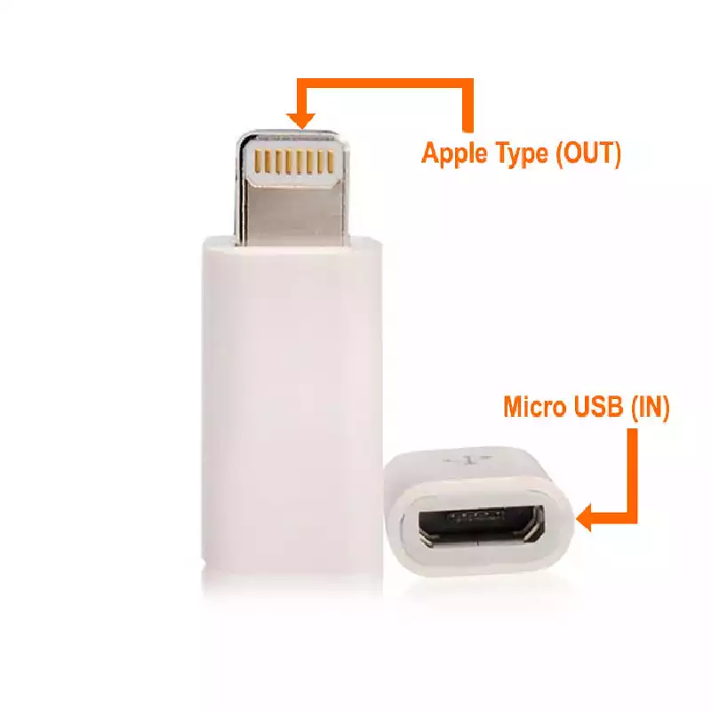 Micro USB to Apple Charging Converter | ADNet - Pouch Sheet Packing ...