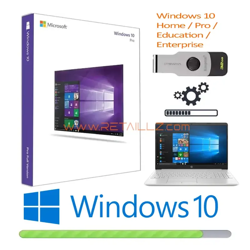 Windows 10 Installation on Laptop or Desktop Computer - Retaillz.com