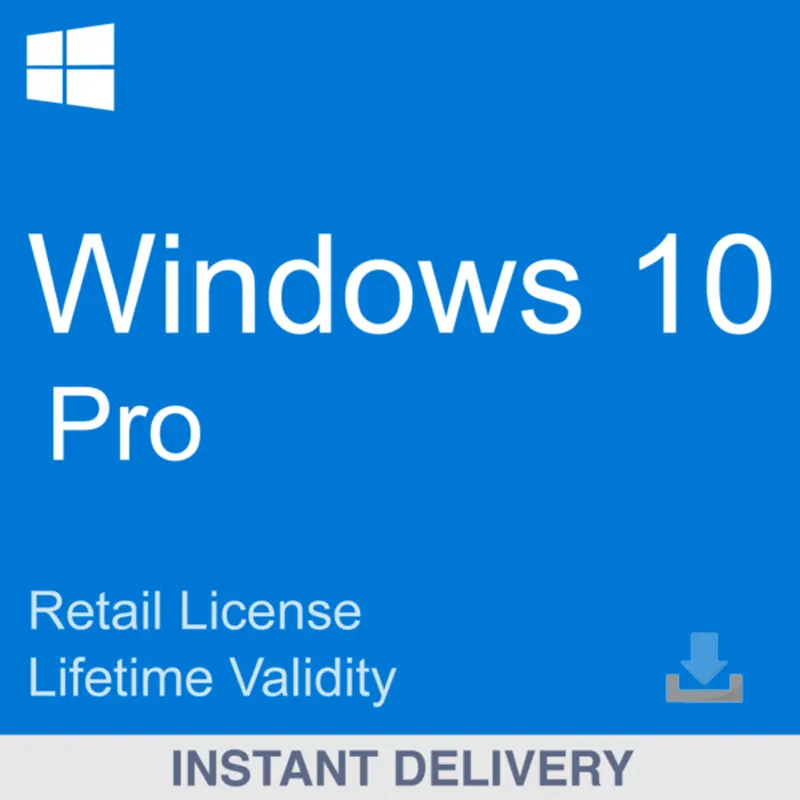 Windows 10 Pro Retail License Key- Online Activation - Retaillz.com
