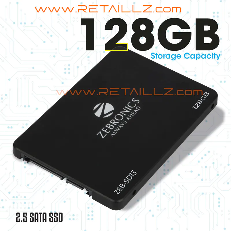 ZEBRONICS ZEB-SD13 SATA SSD 128GB 6Gb/s, Fast Performance, Ultra Low ...